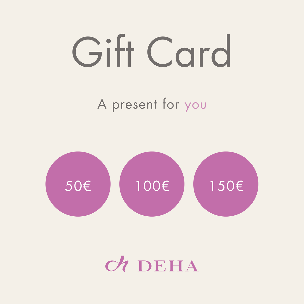 DEHA - Buono Regalo | DEHA